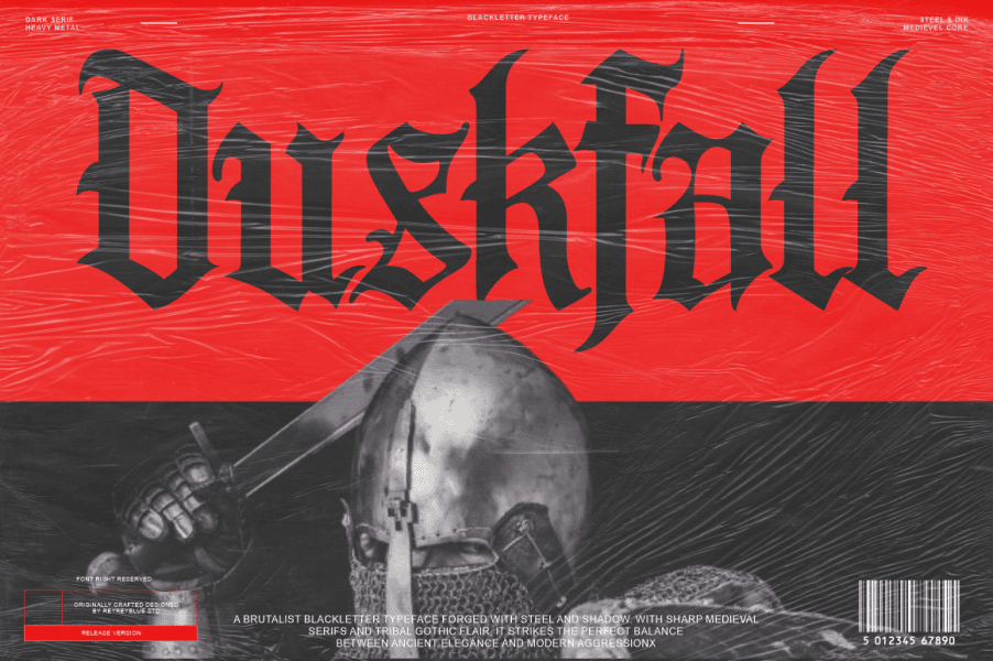 Duskfall Font · 1001 Fonts