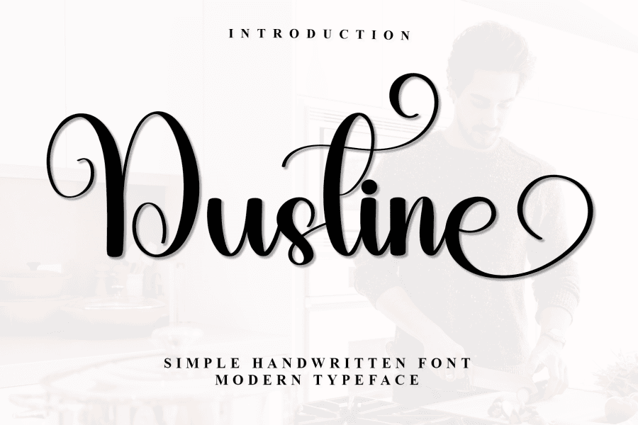 Dustine Font · 1001 Fonts