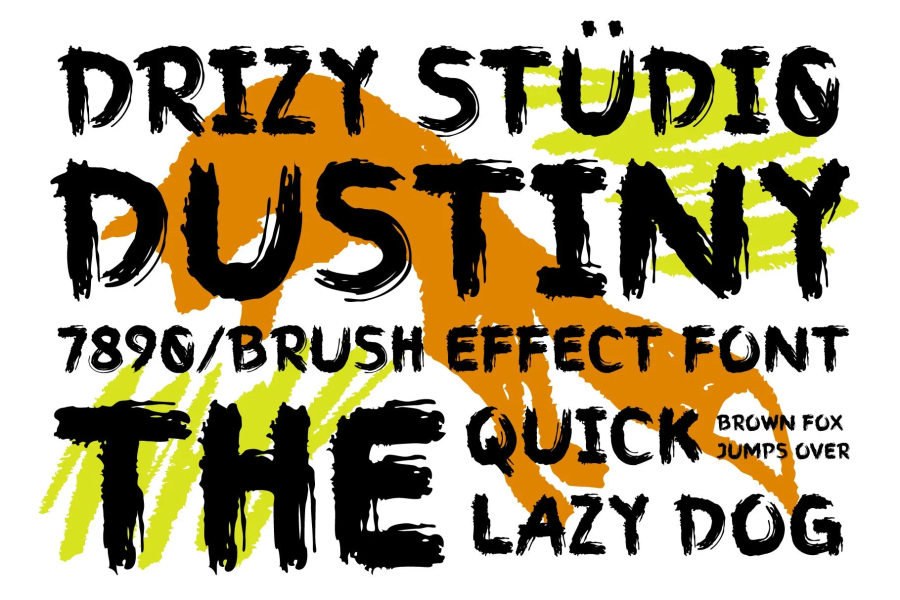 Dustiny Font · 1001 Fonts
