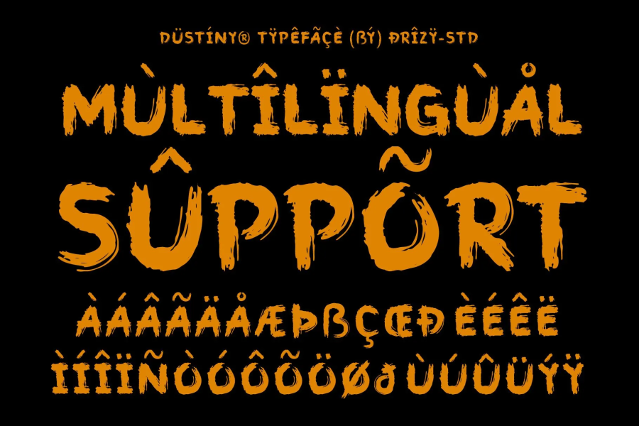 Dustiny Font · 1001 Fonts