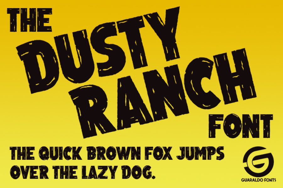 Dusty Ranch Font · 1001 Fonts
