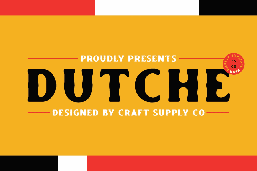 Dutche Blur Demo Font · 1001 Fonts