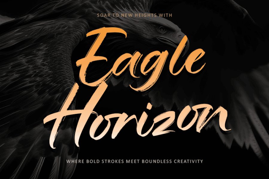 Eagle Horizon-Personal use Font · 1001 Fonts