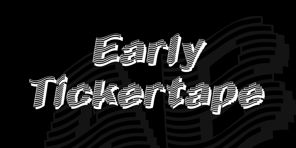 Early Tickertape Font · 1001 Fonts