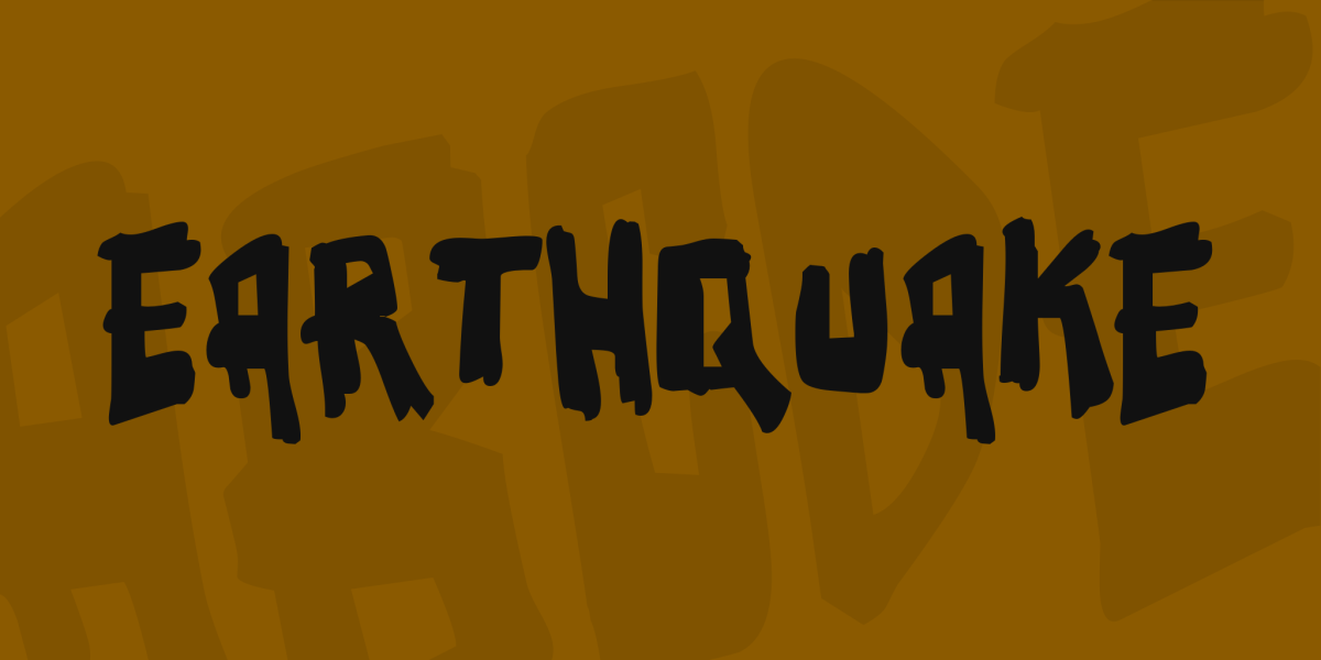 Earthquake Font · 1001 Fonts
