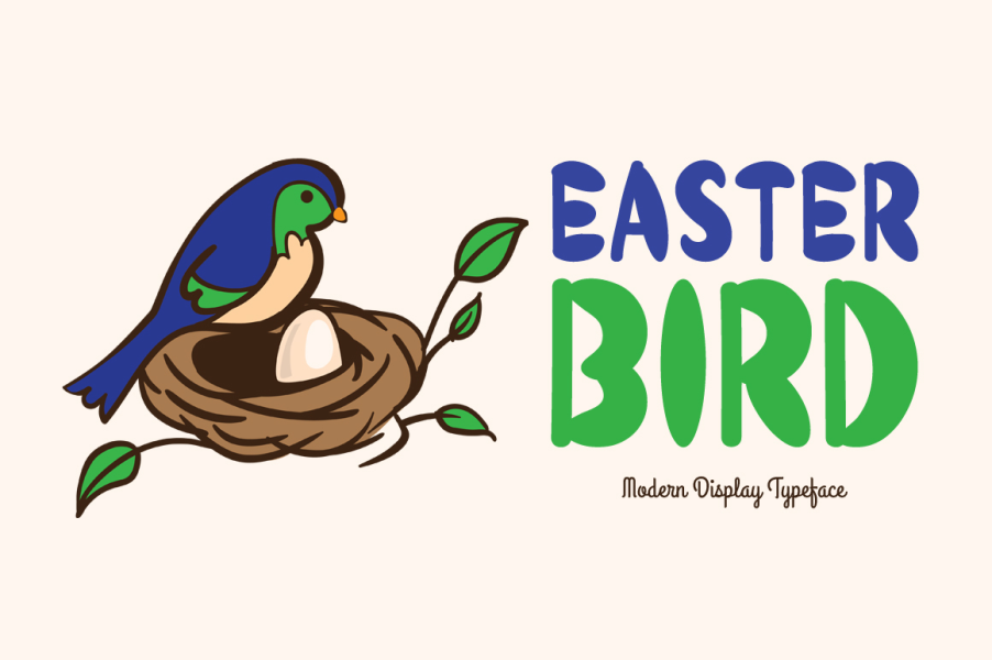 Easter Bird Font · 1001 Fonts