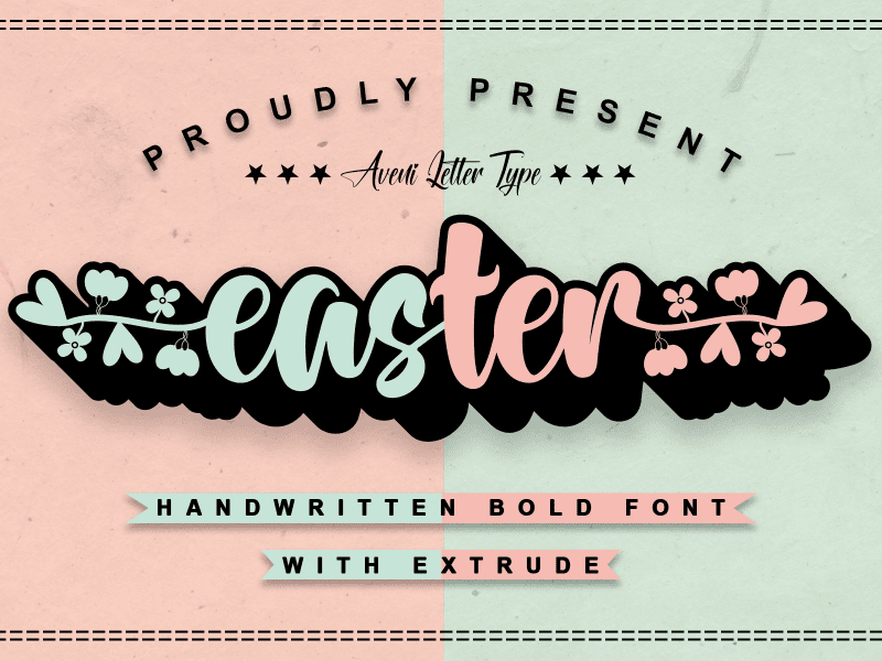 Easter Bold Font · 1001 Fonts