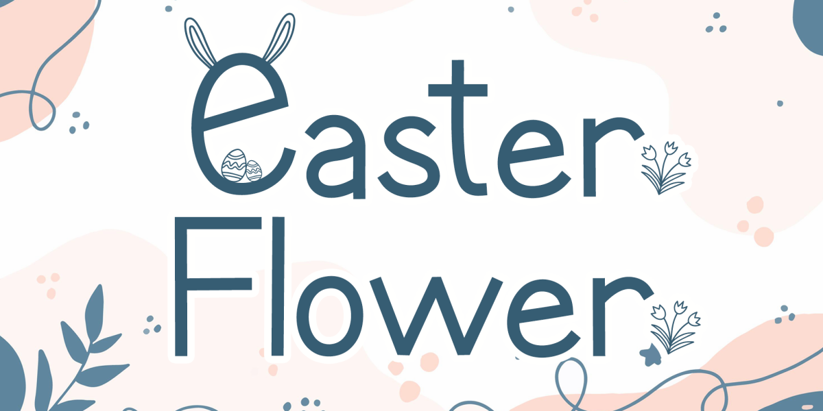 Easter Flower Font · 1001 Fonts