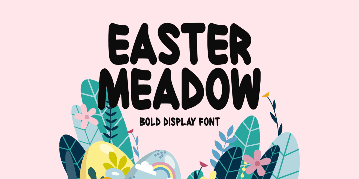 Easter Meadow Font · 1001 Fonts