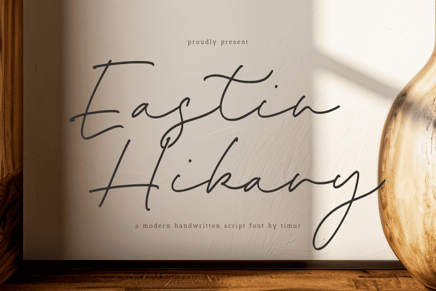Eastin Hikary Font · 1001 Fonts