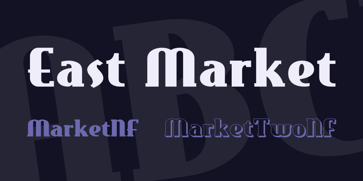 East Market Font Family · 1001 Fonts