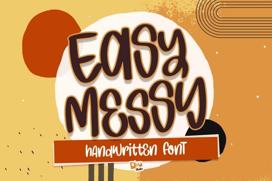Easy Messy Font · 1001 Fonts