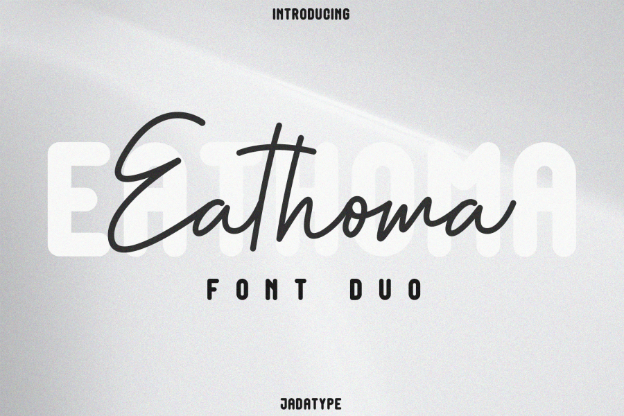 Eathoma Font Family · 1001 Fonts