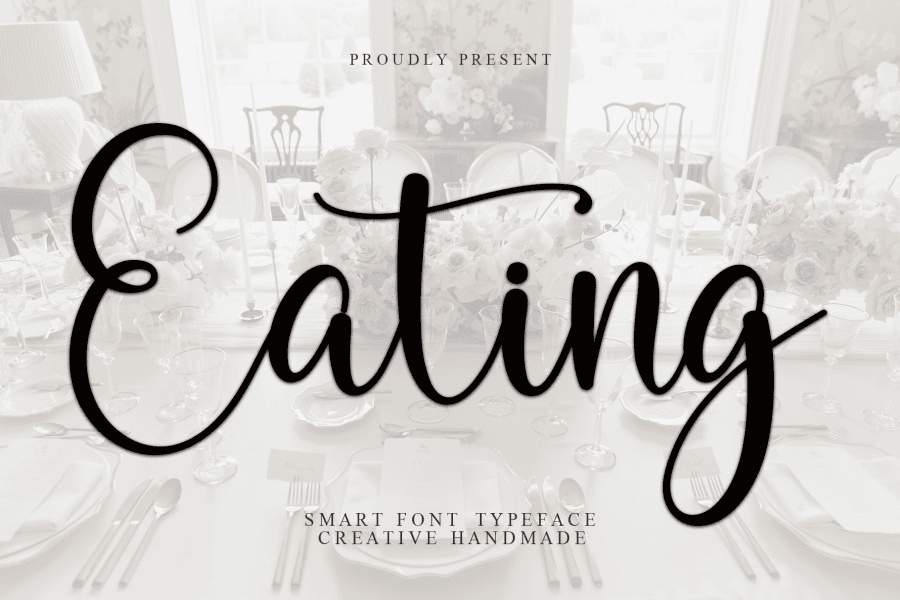 Eating Font · 1001 Fonts