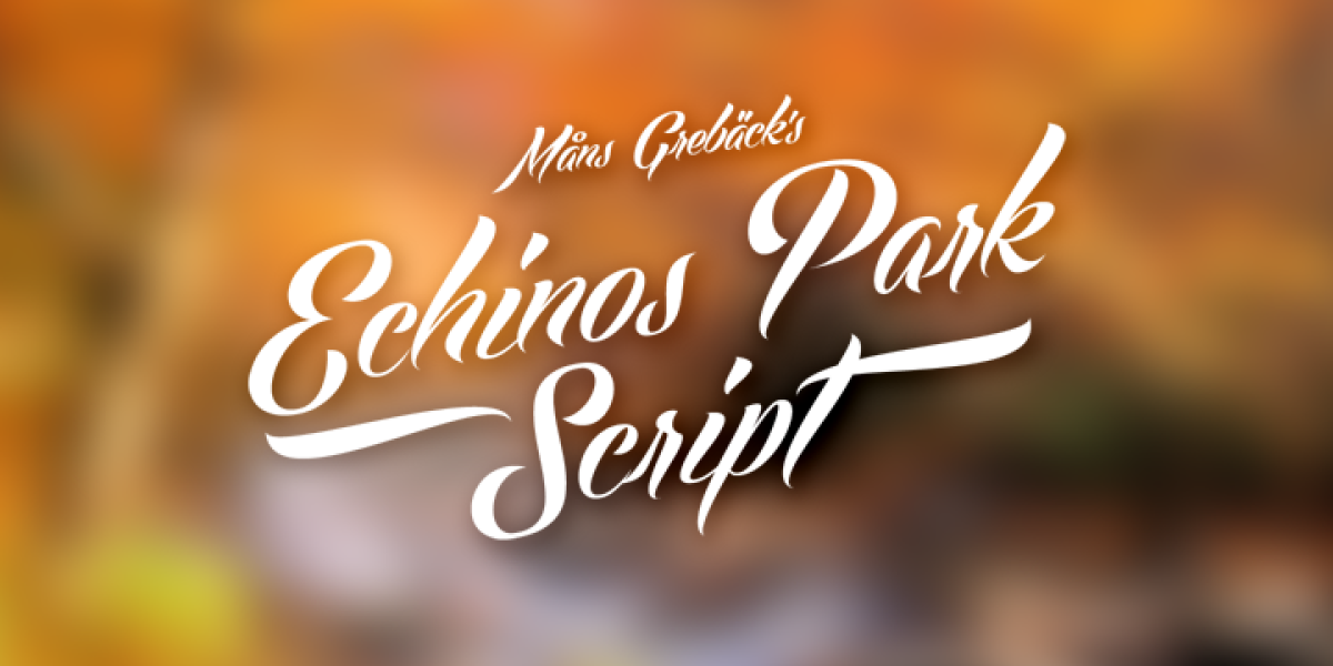 Echinos Park Script PERSONAL USE ONLY Font · 1001 Fonts