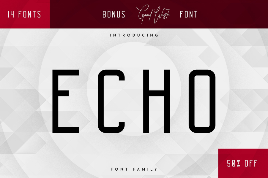 Echo Font · 1001 Fonts
