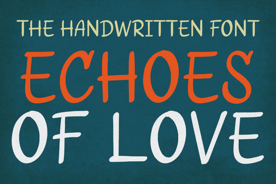 Echoes of love Font · 1001 Fonts