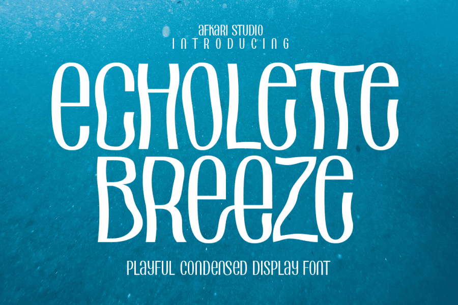 Echolette Breeze Font · 1001 Fonts