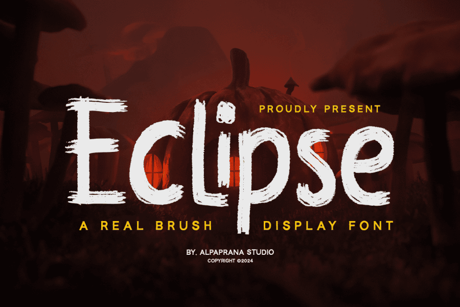 Eclipse Free Font · 1001 Fonts