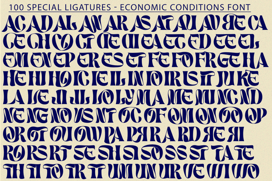 Economic Conditions Demo Font · 1001 Fonts