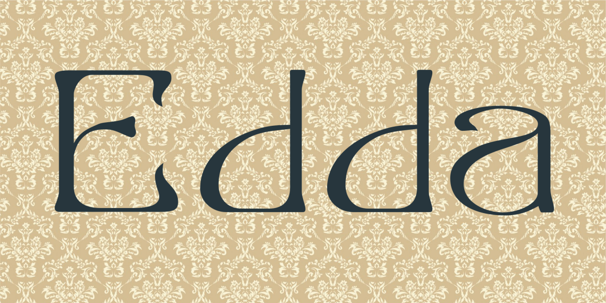 Edda Font Family · 1001 Fonts