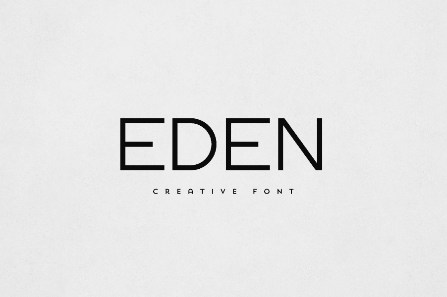 Eden Font · 1001 Fonts