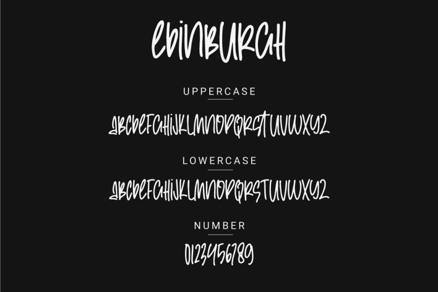 Edinburgh Demo Font · 1001 Fonts