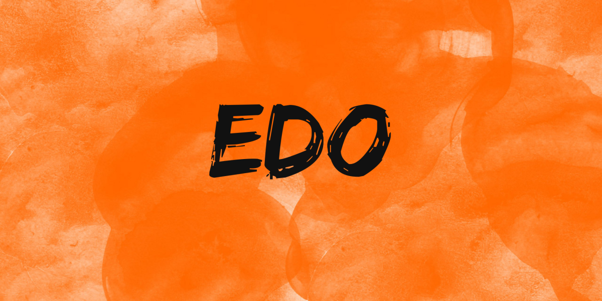 Edo Font · 1001 Fonts