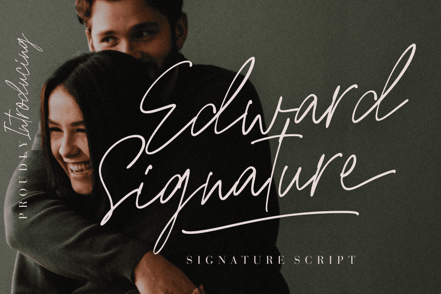 Edward Signature Font · 1001 Fonts