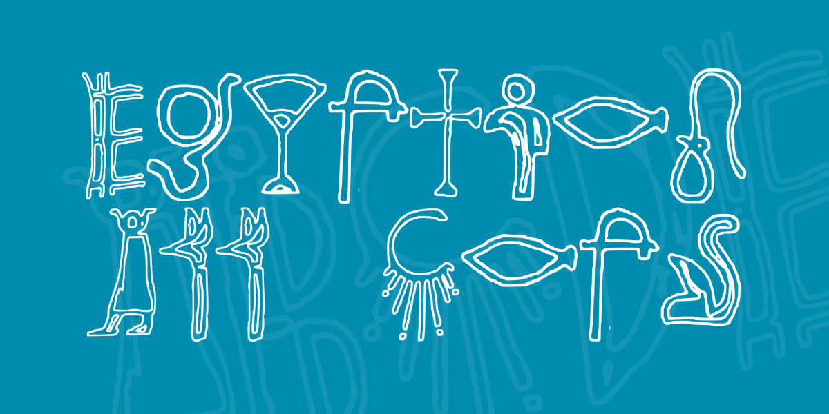 Egyptian All Caps Font · 1001 Fonts