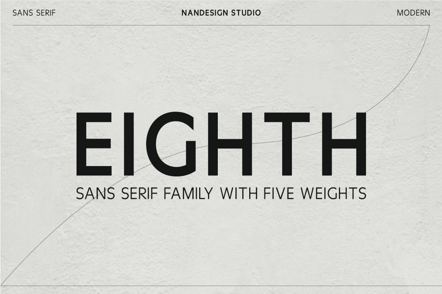 Eighth Font Family · 1001 Fonts