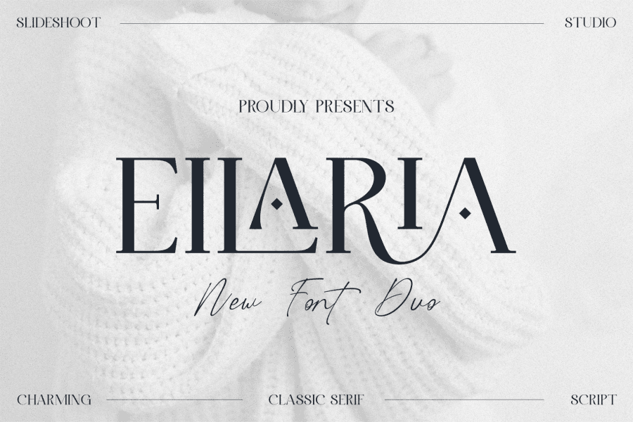Eilaria Font · 1001 Fonts