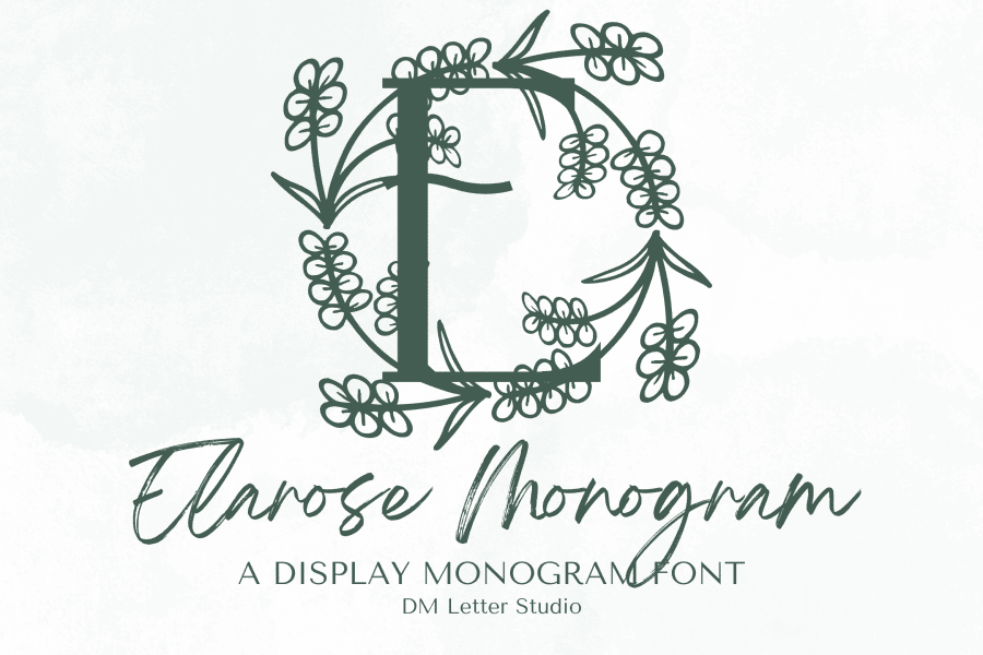2 Free Fashion, Monogram A–z Serif Fonts · 1001 Fonts