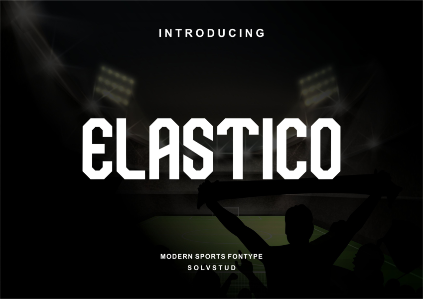 ELASTICO Font · 1001 Fonts
