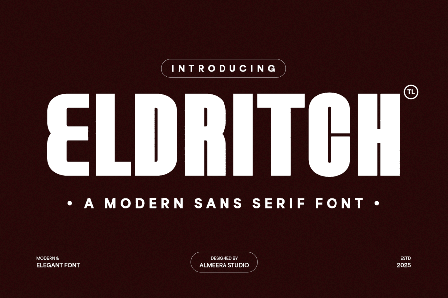 Eldritch Font · 1001 Fonts