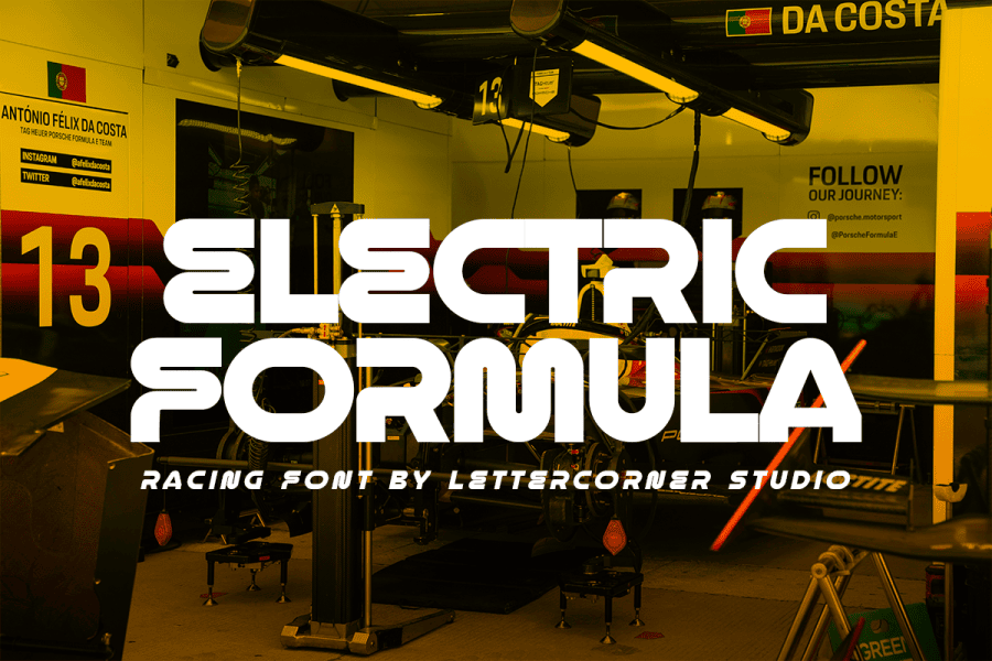 Electric Formula Font Family · 1001 Fonts