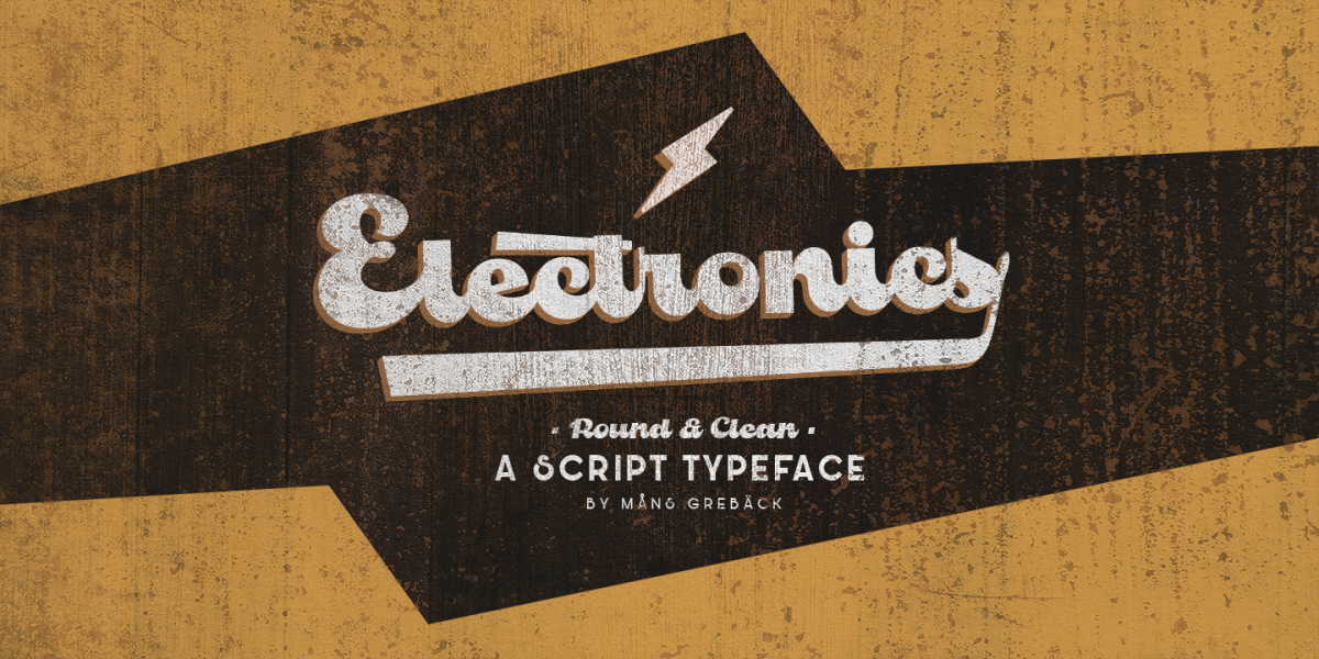 Electronics PERSONAL USE Font Family · 1001 Fonts