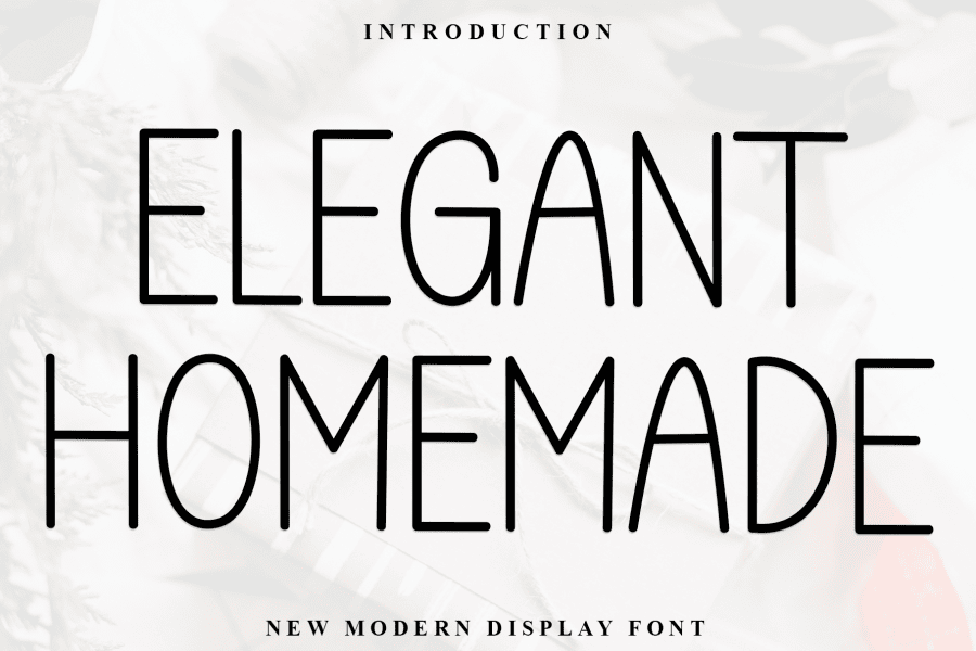 Elegant Homemade Font · 1001 Fonts