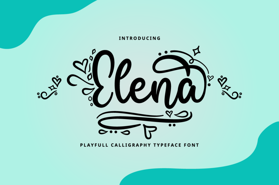 Elena Demo Font Font · 1001 Fonts