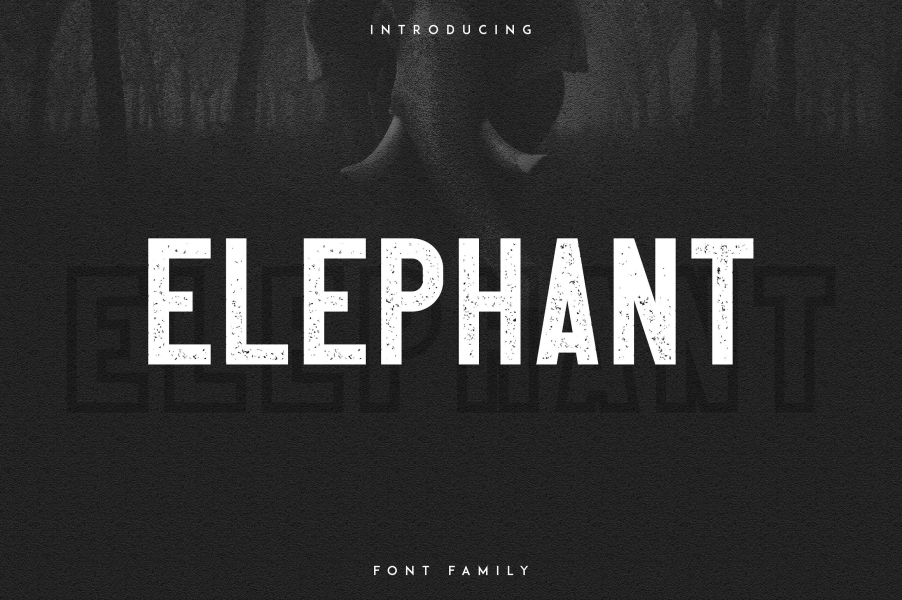 Elephant Font · 1001 Fonts