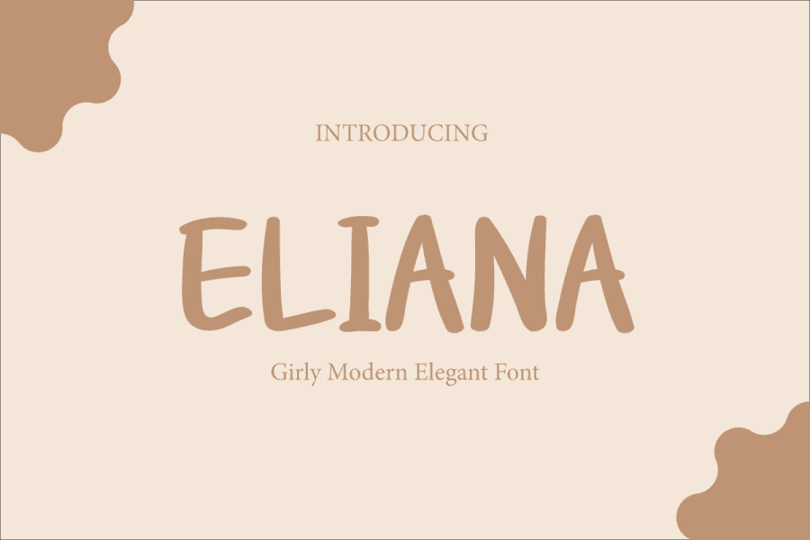Eliana Font · 1001 Fonts