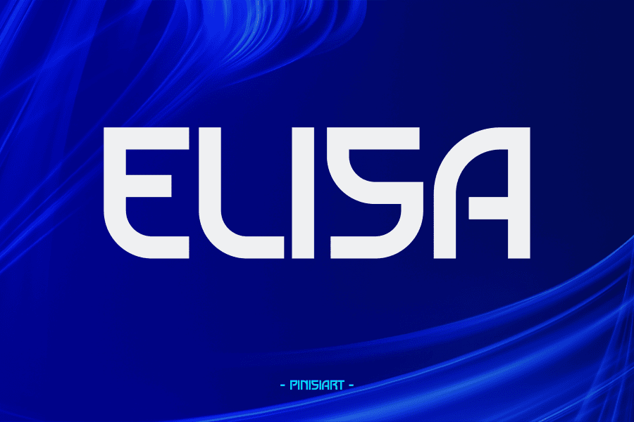 Elisa Font · 1001 Fonts