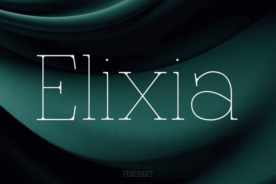 Elixia Font · 1001 Fonts