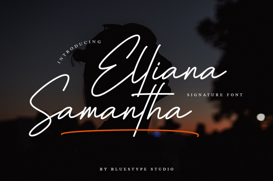Elliana Samantha Font · 1001 Fonts