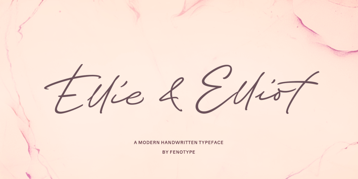 Ellie Script Font · 1001 Fonts