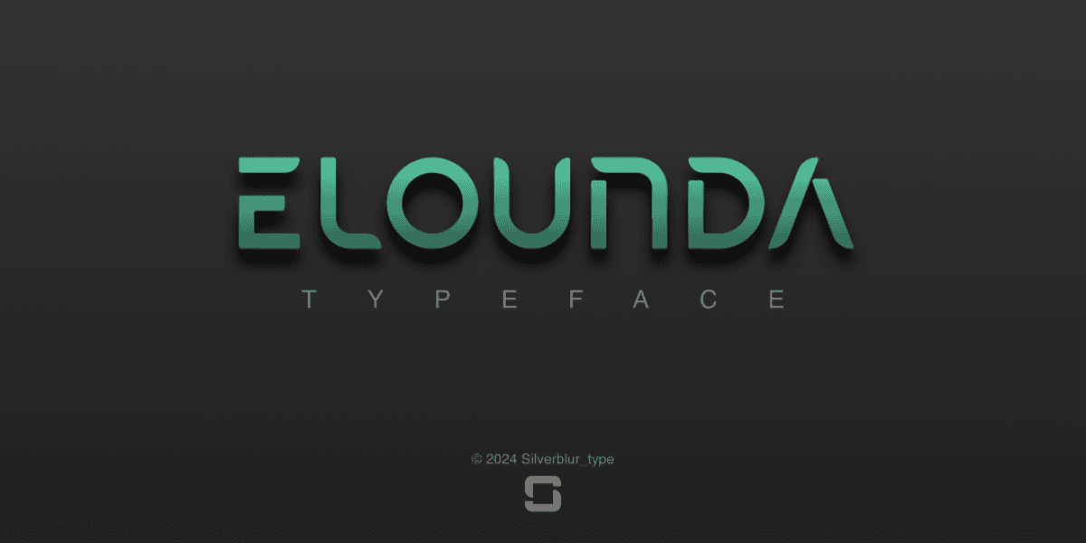 Elounda Font Family · 1001 Fonts