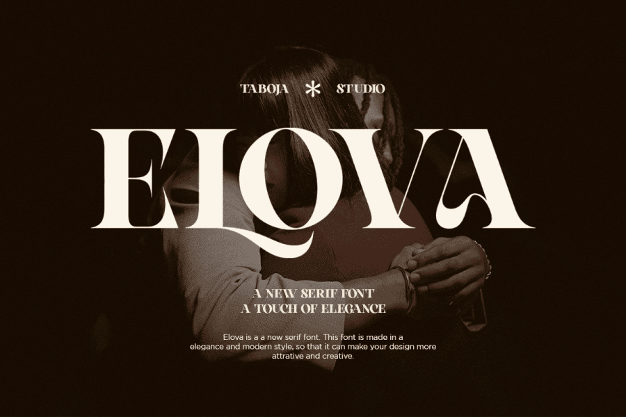 Elova Font · 1001 Fonts