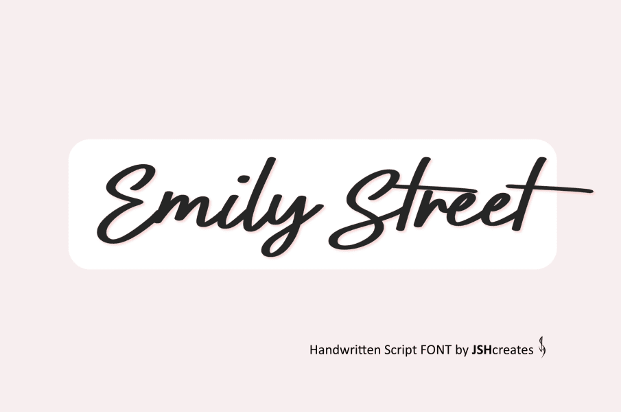 Emily Street Font · 1001 Fonts
