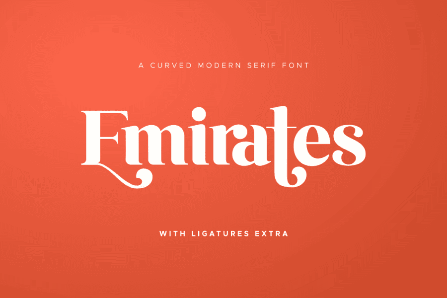 Emirates Font · 1001 Fonts
