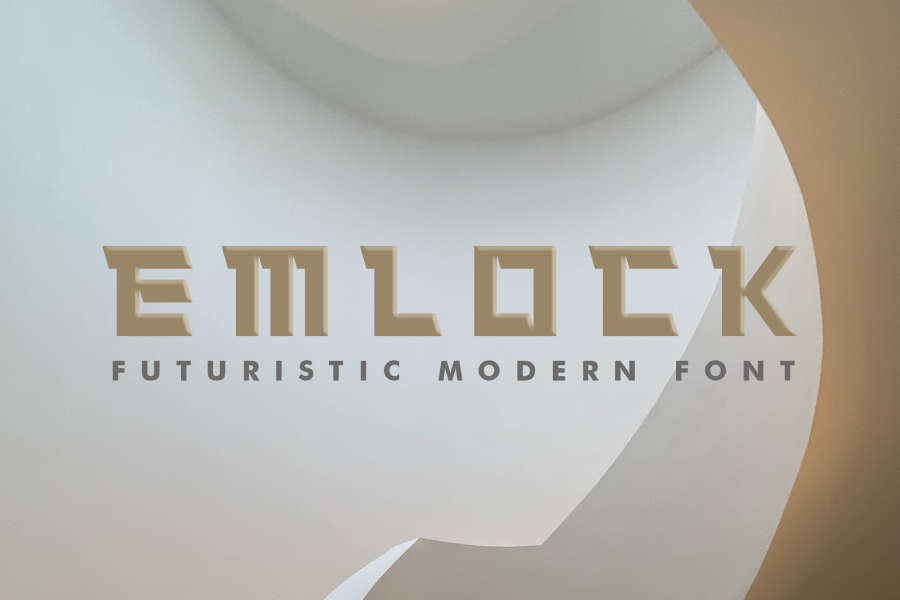 Emlock (Demo) Font · 1001 Fonts